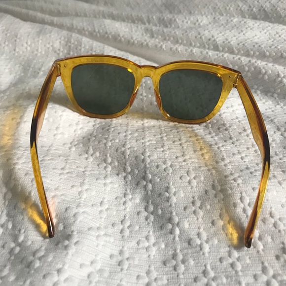 Forever 21 | Accessories | Yellow Reflective Sunglasses | Poshmark